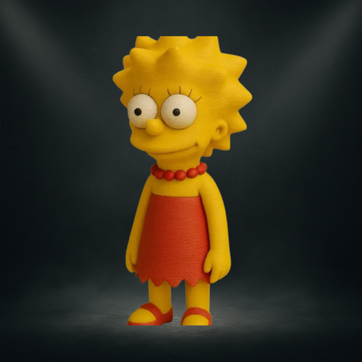 👾 Lisa Simpson・ STL File for 3D printing・Cults
