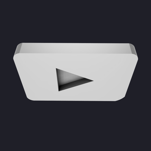 ️ Youtube Play Button 3D MODEL・ 3D File for 3D printing・Cults