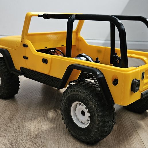 🪨 High-Detail 1/10 Scale RC Rock Crawler Body – Jeep Wrangler TJ ...