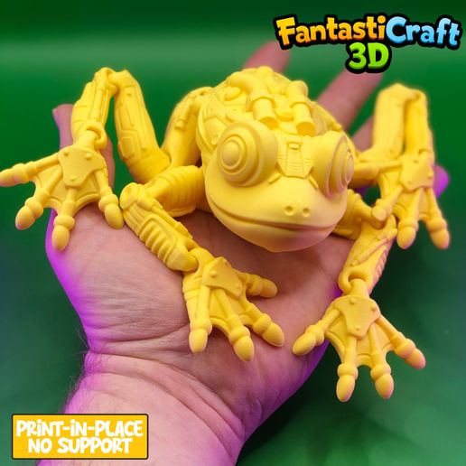 🐸 FantastiCraft3D - Robo Frog Flexi model for FDM 3d printing・ 3D File ...