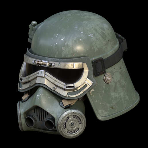 🪖 Imperial Mud Trooper helmet 3d print file・ 3D File for 3D printing・Cults