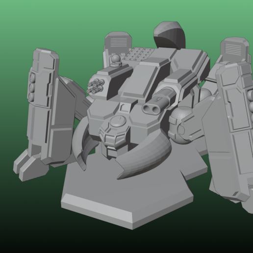 🔥 Fire Scorpion Battlemech・Free 3D File for ・Cults