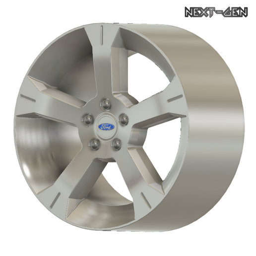 STL file Next-Gen - Ford BA XR6 Falcon Rim - Real Rims For Scale Model ...