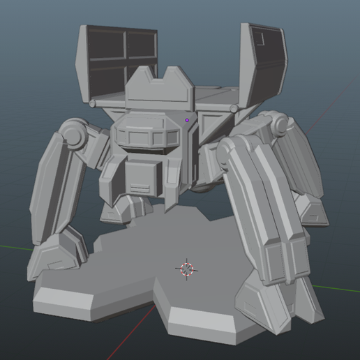 🧸 Uni Industrial Mech・Free 3D File for ・Cults