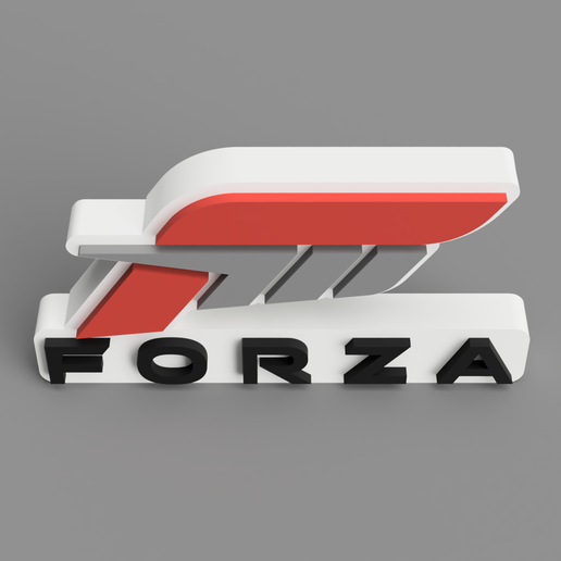 STL file Forza Logo 🎮 (3MF)・3D print object to download・Cults