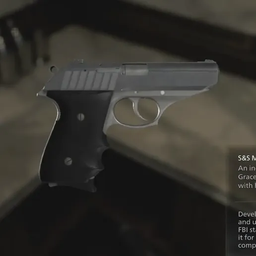 👾 RESIDENT EVIL 9 Requiem S&S M232 handgun・ STL File for 3D printing・Cults