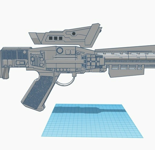 BSG; Colonial Carbine Blaster (Battlestar Galactica)・Free STL File for ...