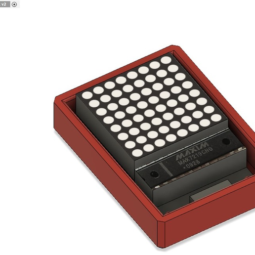 ⚙️ RamjetX 8x8 Matrix for SimHub・Free 3D File for ・Cults