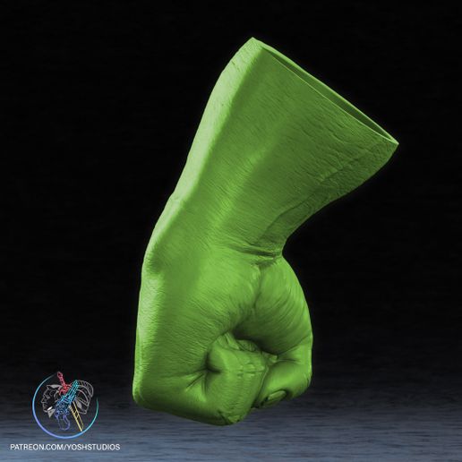🤲 Red Hulk Hands 3D Printer STL File・ 3MF File for 3D printing・Cults
