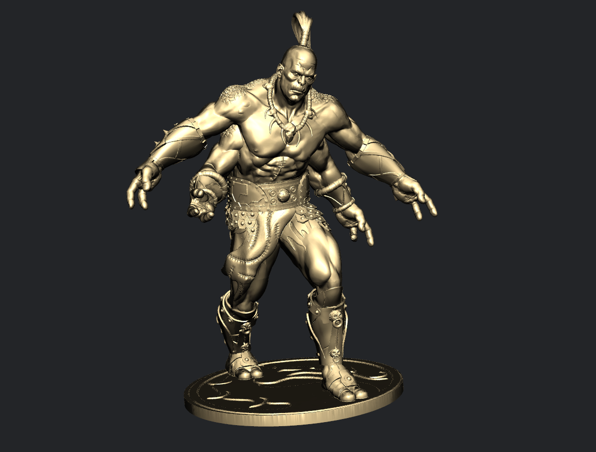 Archivo STL gratis Goro 3D modelo STL FBX 3mf archivo para 3D Print CNC router tallado modelo de ...