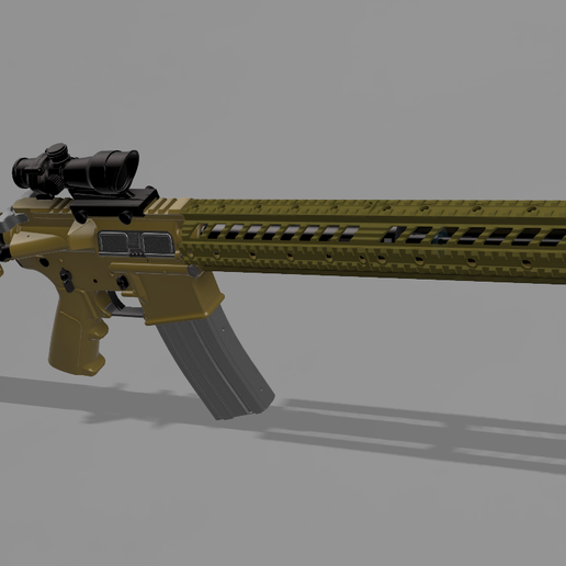 Download Stl File Airsoft M4 Handguard • 3d Printer Template ・ Cults