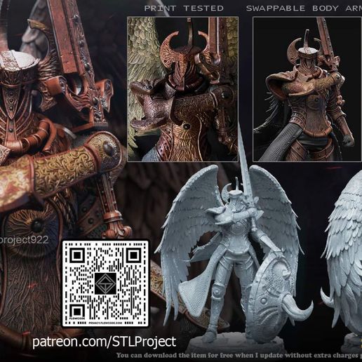 🎬 Crucible Knight・ 3D File for 3D printing・Cults