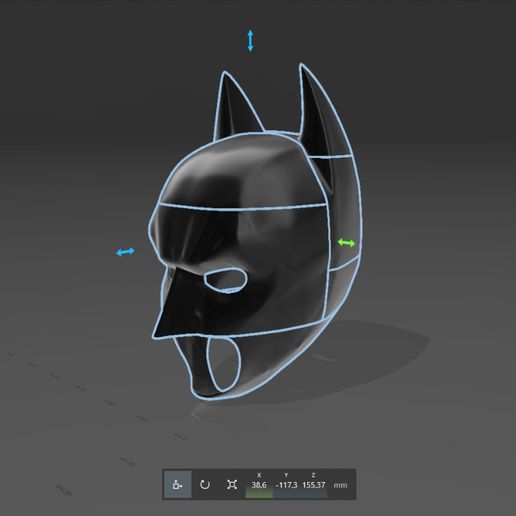🪖 Batman Mask/Cowl・ STL File for 3D printing・Cults