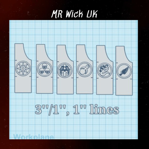 ⚔ 40K Measuring Tool 04・Free STL File for 3D printing・Cults