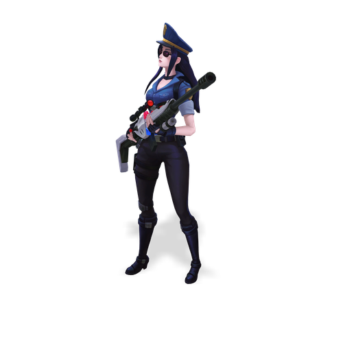 STL file Officer Caitlyn League of Legends 3D print model 🦸 ・3D ...