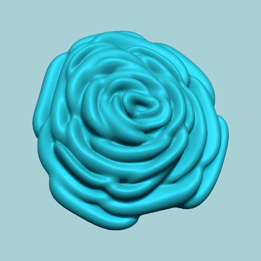 💐 Flower Fill Rose Mold - Artificial EVA Molding・ STL File for 3D ...