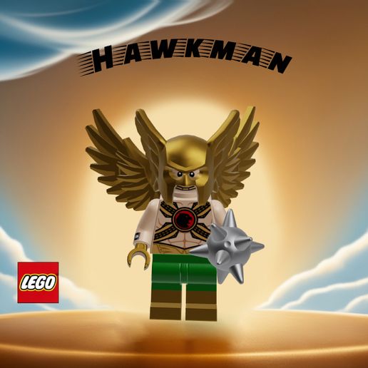 🧱 L-EGO Hawkman・ 3D File for 3D printing・Cults