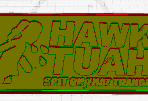 Fichier STL HAWK TUAH plaque auto 🦅 ・Objet imprimable en 3D à ...