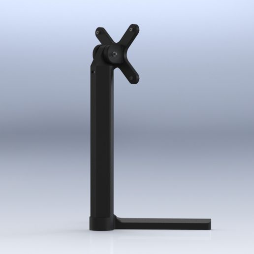 💯 Vesa 100 Vertical Monitor Stand up to 27 inches・ STL File for ・Cults