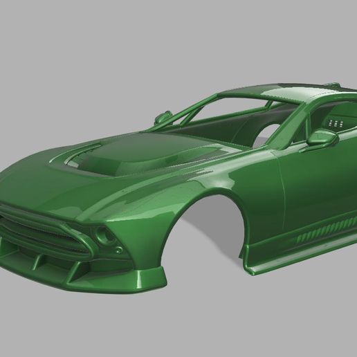 STL file 1/24 -1/12 scale aston martin victor body 👽 ・3D printer model ...