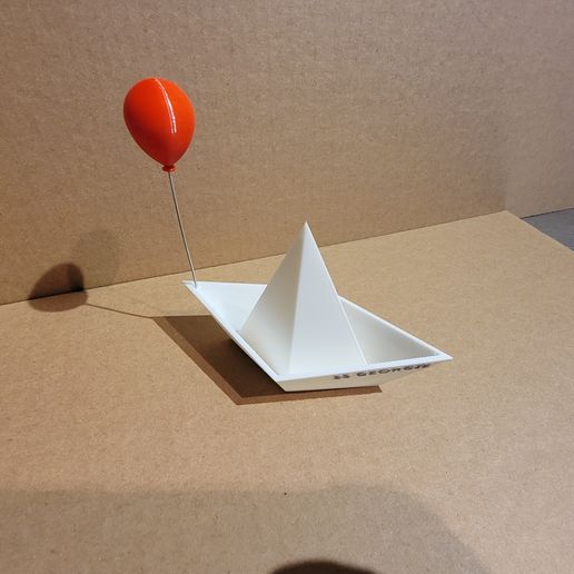 🛥️ SS Georgie paper boat gift box・ STL File for ・Cults