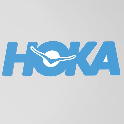 🏃 HOKA LOGO・ STL File for 3D printing and CNC machining - Laser cutting ...