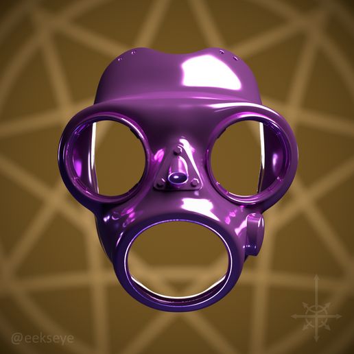 🆕 Sid Wilson New Pink Gold Gas mask, Slipknot DJ・ STL File for 3D ...