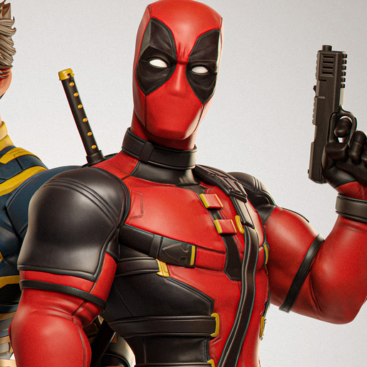 3D file Deadpool - Toon 👾 ・3D printing model to download・Cults