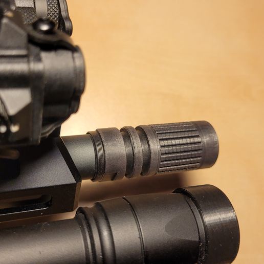 ⬅️ KAC style muzzle device 14x1mm left・ STL File for 3D printing・Cults