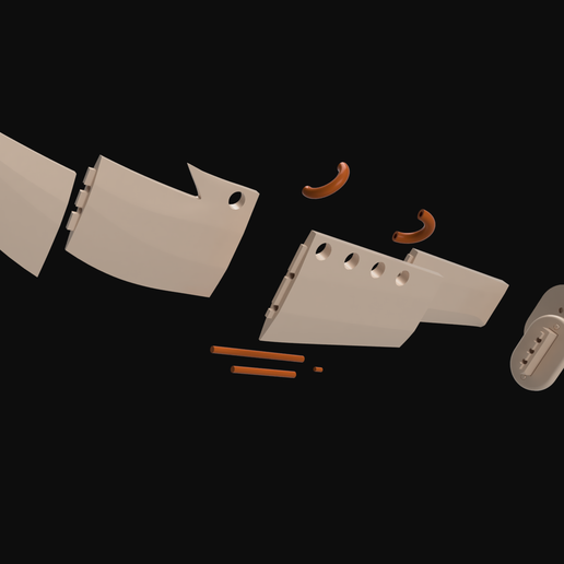 🌙 Metin2 Full Moon Sword (3DPrint Ready)・ STL File for 3D printing・Cults