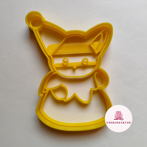 STL file Ternurines 13 Cookie Cutter / Calico Critters 13 Cookie Cutter ...