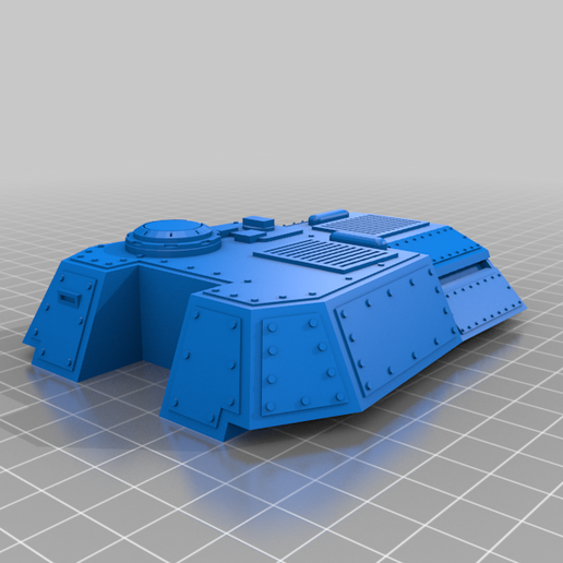 🪖 Super Heavy Tank Firing Deck・Free 3D File for ・Cults