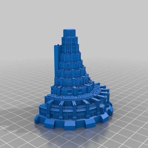 🗿 Urithiru - From the Stormlight Archive・Free 3D File for ・Cults