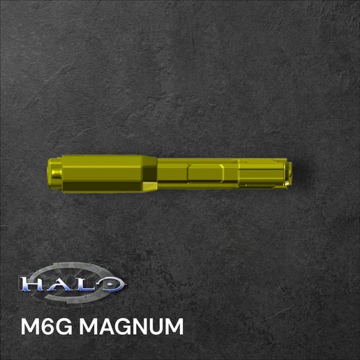 😇 Halo M6G Magnum – Solid & Split 3D Model Pack・ OBJ File for 3D ...