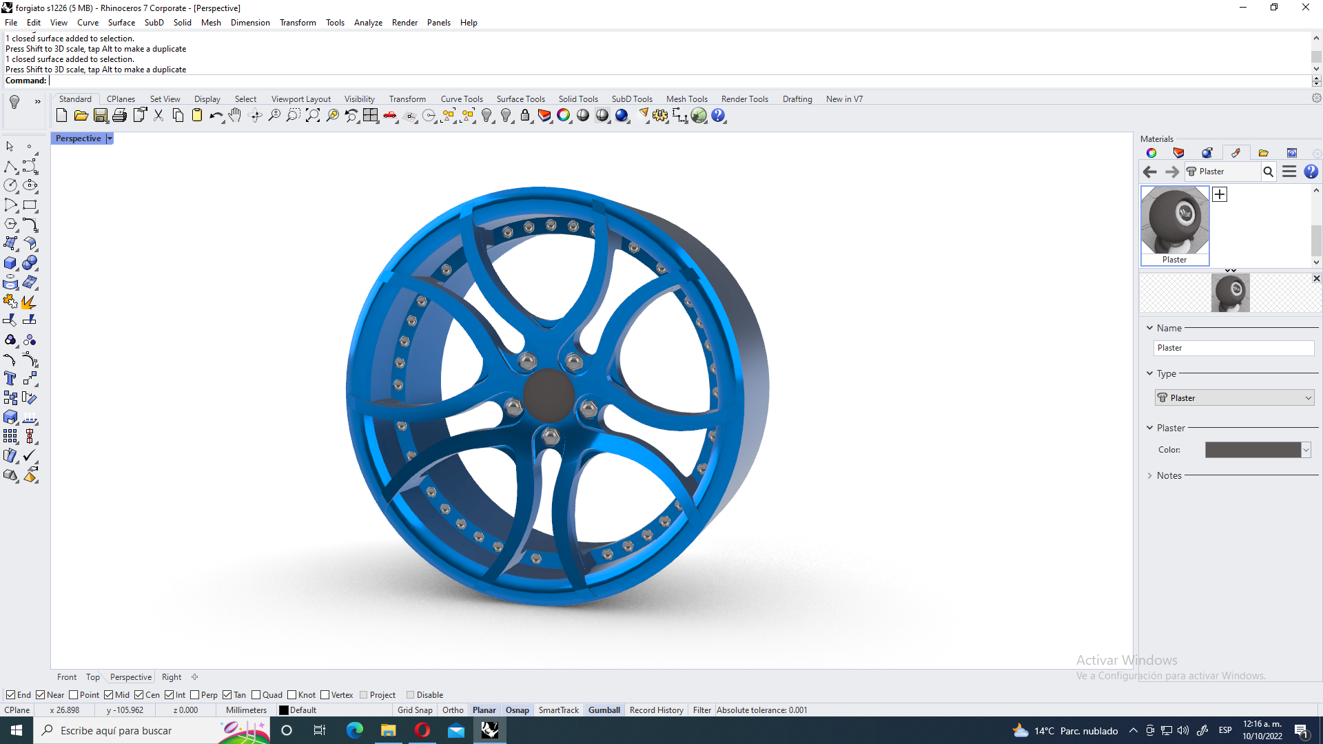 STL file Wheels Forgiato S216 1/18・3D print design to download・Cults