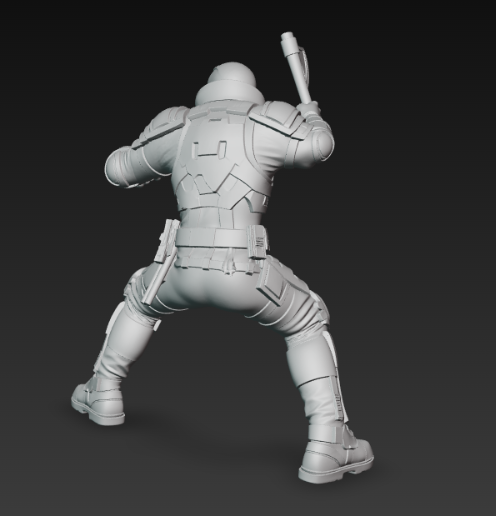 😵 Mercer - The Walkinhg Dead・ STL File for 3D printing・Cults