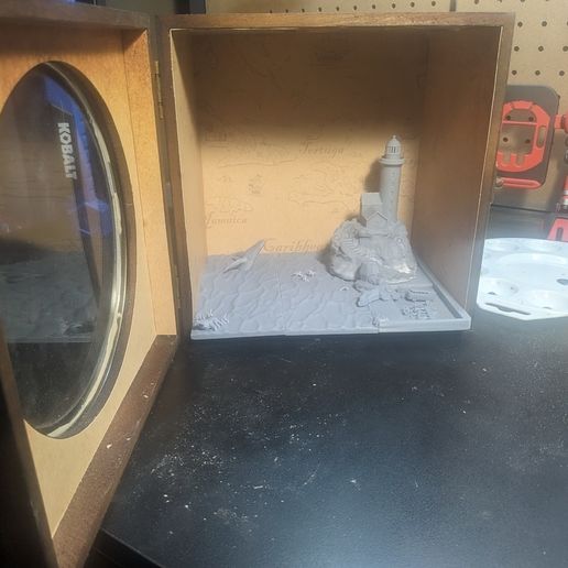 🏠 lighthouse/ beach Diorama・Free 3D File for ・Cults