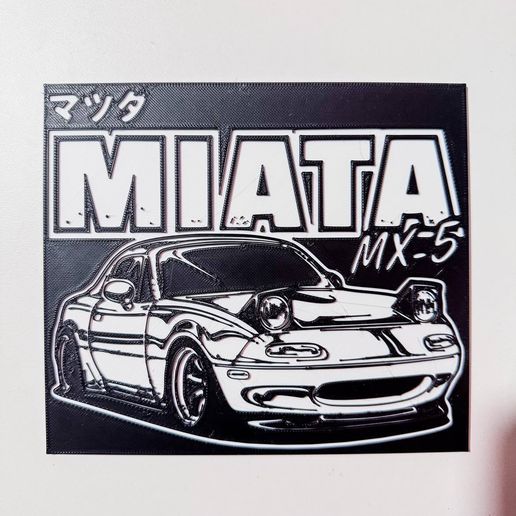 🚗 Mazda Miata・ STL File for 3D printing・Cults