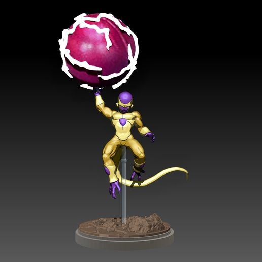 🐉 Golden Frieza Miniature from Dragon Ball Super・ STL File for ・Cults