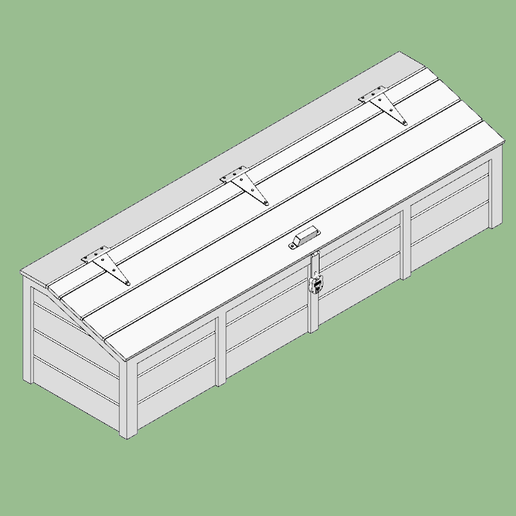 🚆 HO Scale Tool Chest・ STL File for 3D printing・Cults