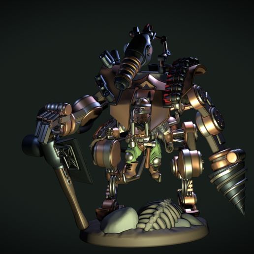 steampunk power armor