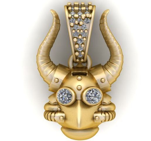 STL file CHAND BAIL STYLE FACE PENDANT 3D PRINTABLE MODEL 🔑 (OBJ)・3D ...