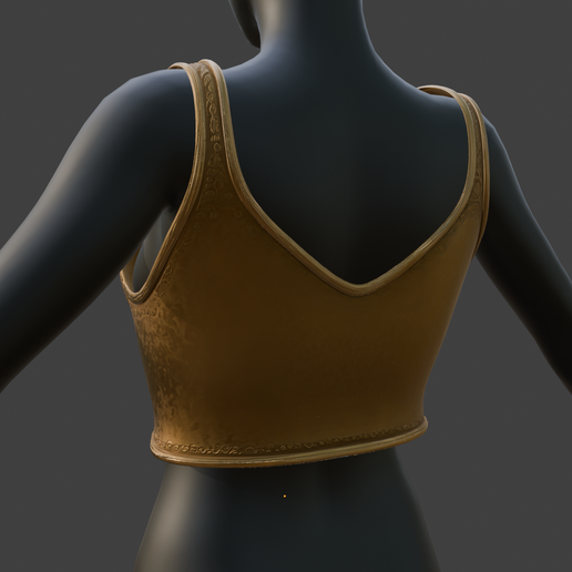♀️ Regal Female Bust Armor・ STL File for 3D printing・Cults