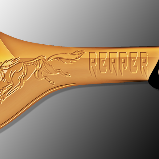 📁 Sling Blade 3D File .STL, Red Rising, Razor, Darrow・ 3D File for ・Cults