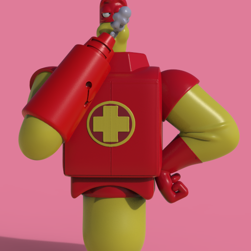 👾 DRIX FROM "OZZY AND DRIX" (PARTS AND COMPLETE)・ STL File for 3D ...