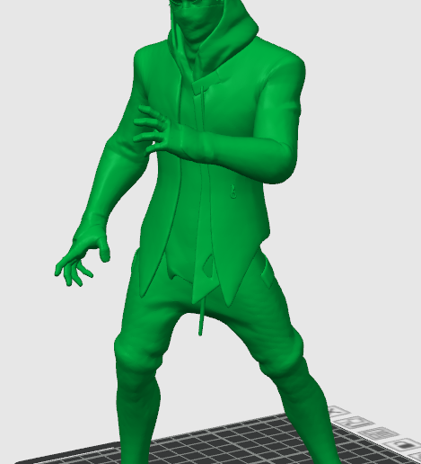 🥷 Ninja with mask Fortnite・Archivo STL para Impresión 3D・Cults