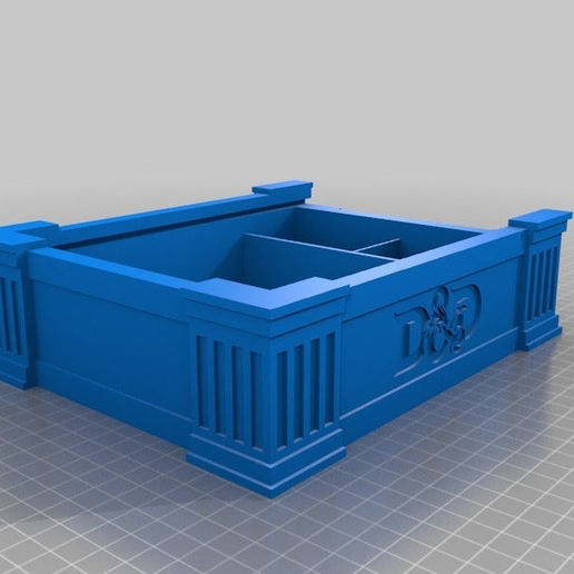 🎲 Dice Tray and Holder・Free STL File for ・Cults
