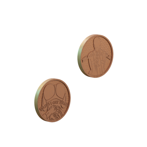 🪙 Heads Tails Coin・ STL File for 3D printing・Cults