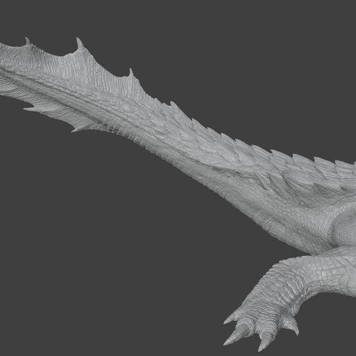 👹 Lagiacrus 1/100 - Monster Hunter Wilds・ 3D File for 3D printing・Cults