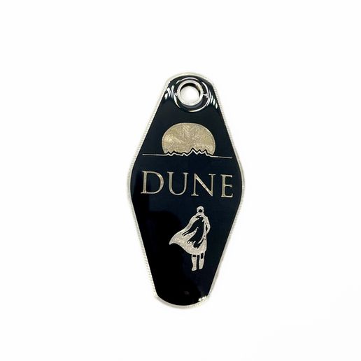 3D file Dune Vintage Style Retro Keychain 2 Versions STL File 🗝️ ・3D ...